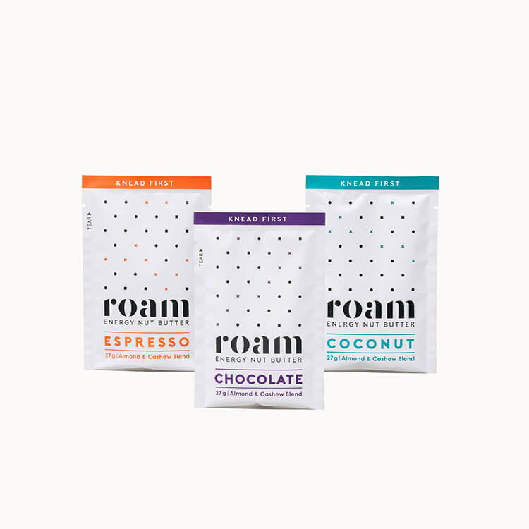 Roam | Premium Adventure Foods | Energy Nut Butter and Vegan Protein