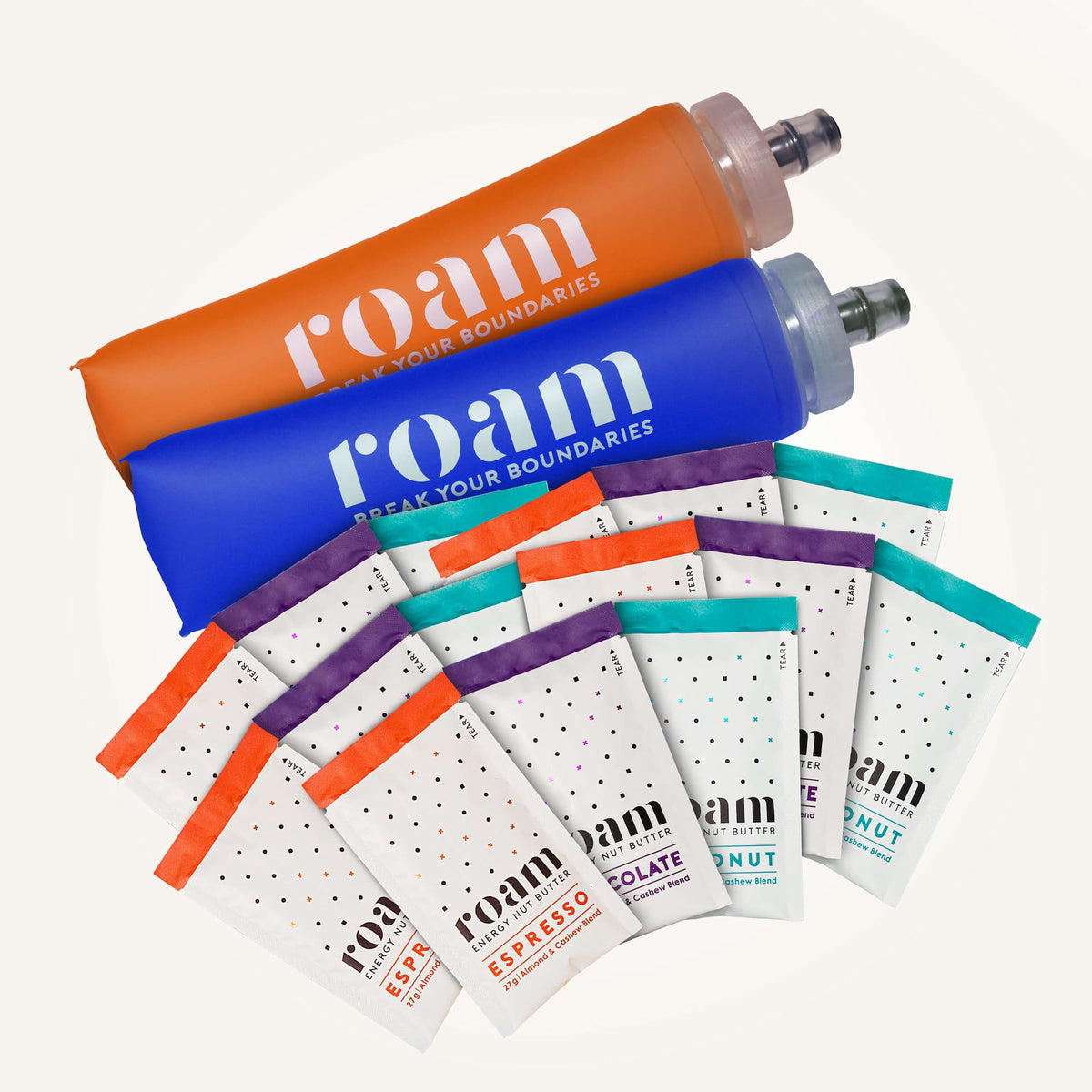 Roam | Premium Adventure Foods | Energy Nut Butter and Vegan Protein