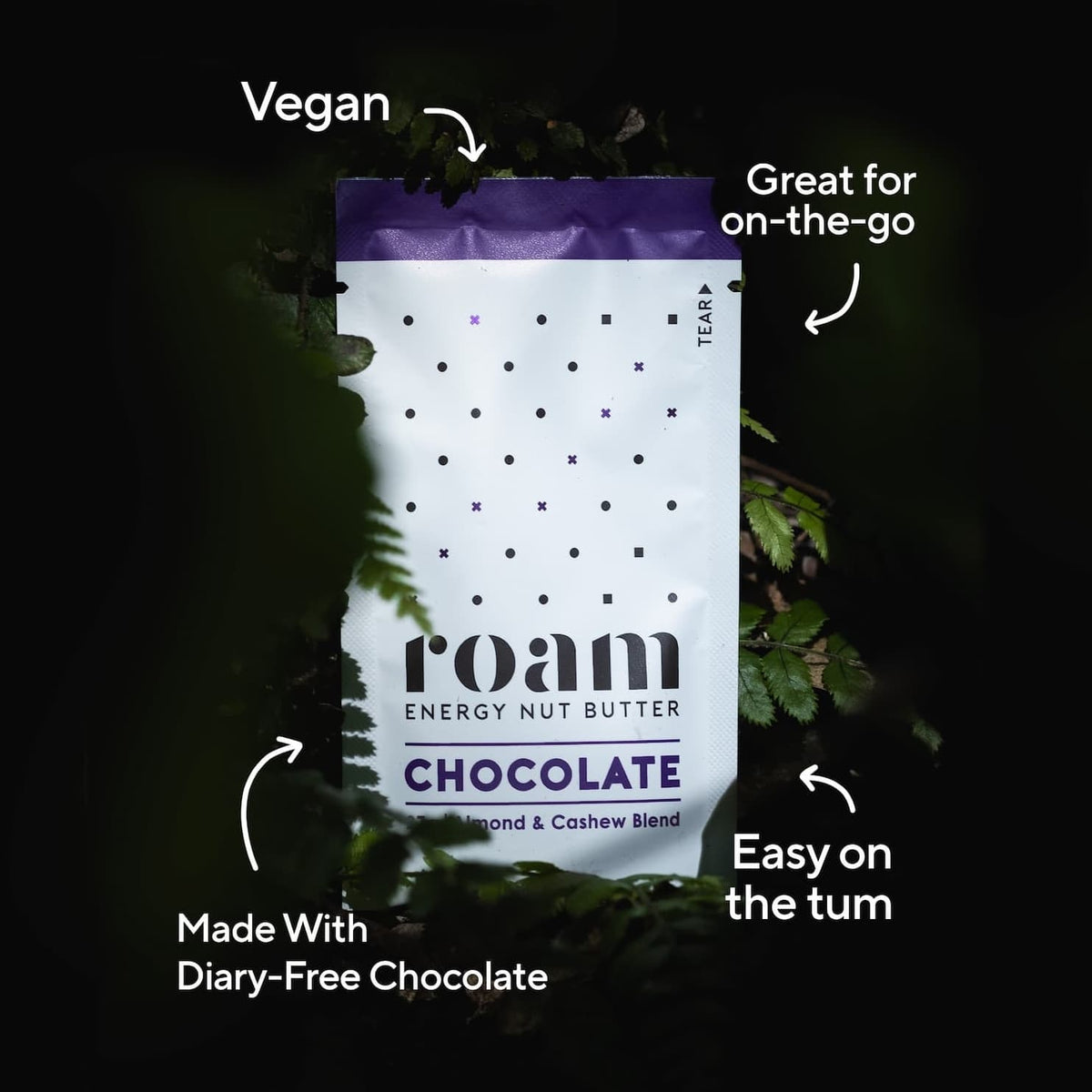 Roam | Premium Adventure Foods | Energy Nut Butter and Vegan Protein